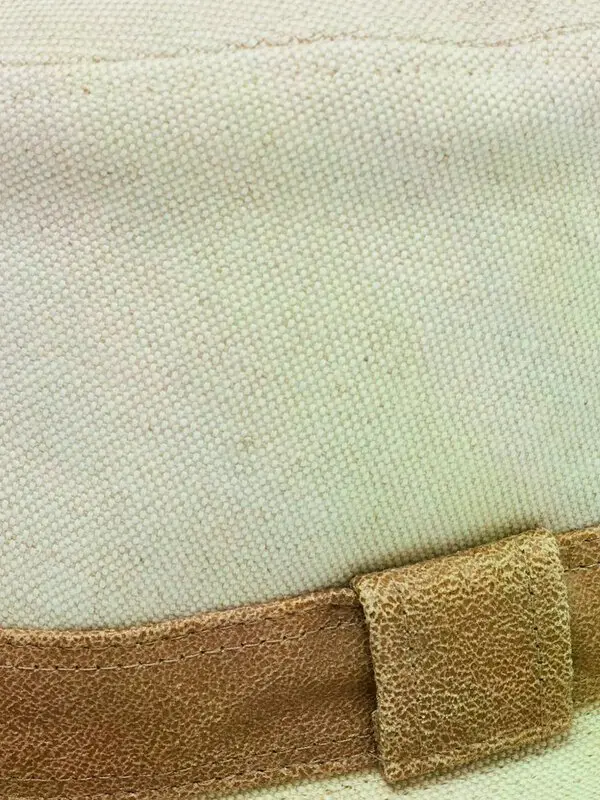 Hermès Leather-trim Fedora Hat
