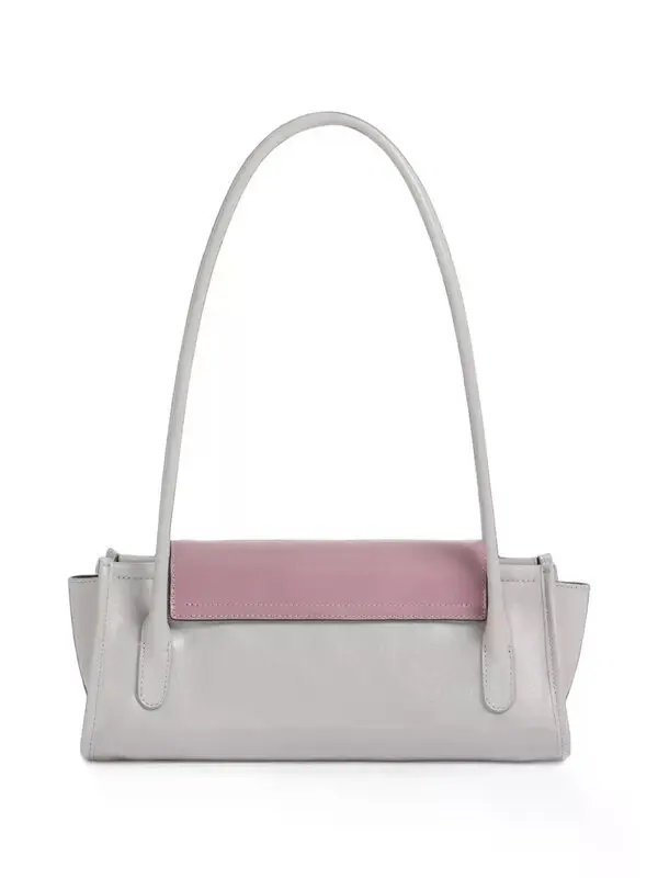 Marni Gray And Purple Leather Trunkette Bag