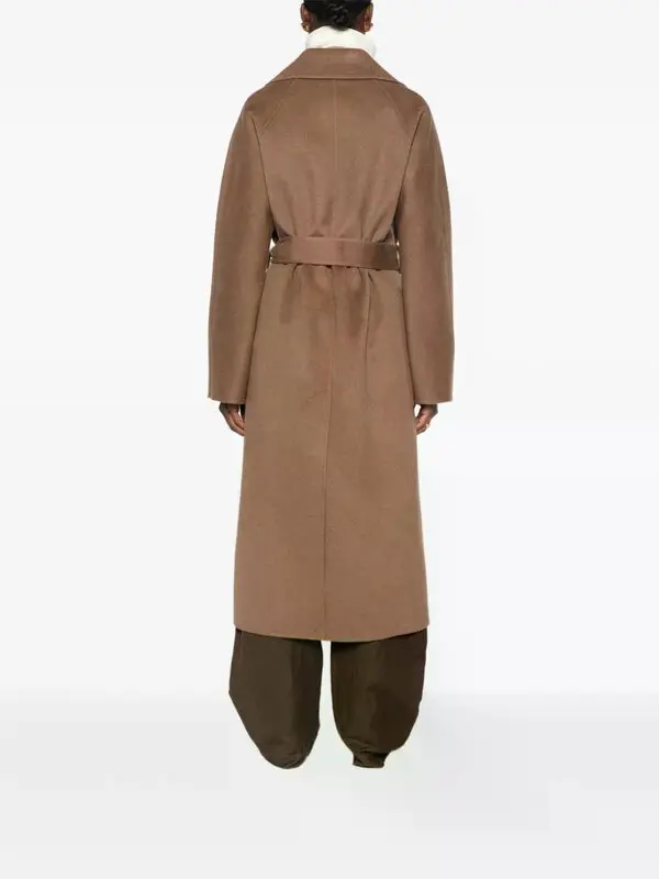 JOSEPH Spencer Belted Coat - Brown