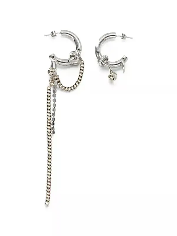 JUSTINE CLENQUET Amber Chain-link Earrings