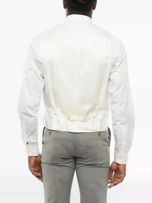Corneliani Embroidered Silk-blend Waistcoat