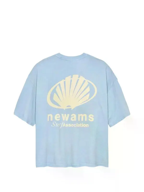 NEW AMSTERDAM SURF ASSOCIATION Logo Print Cotton T-shirt