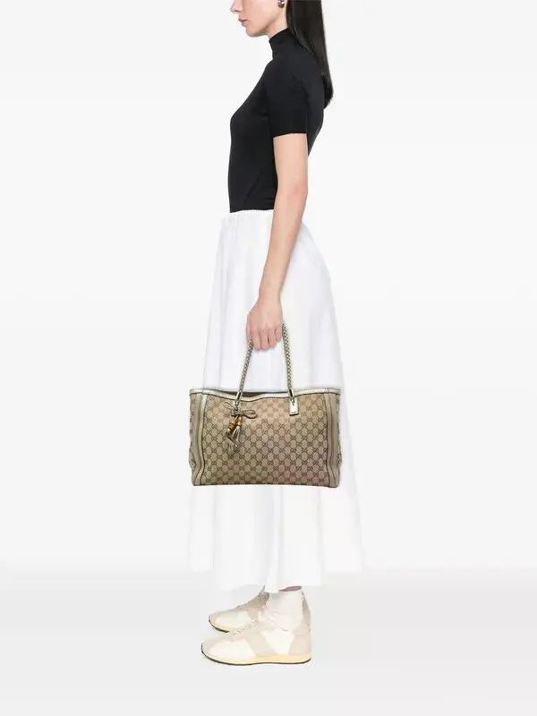 Gucci 2016-2026 Gg Canvas Bella Tote Bag