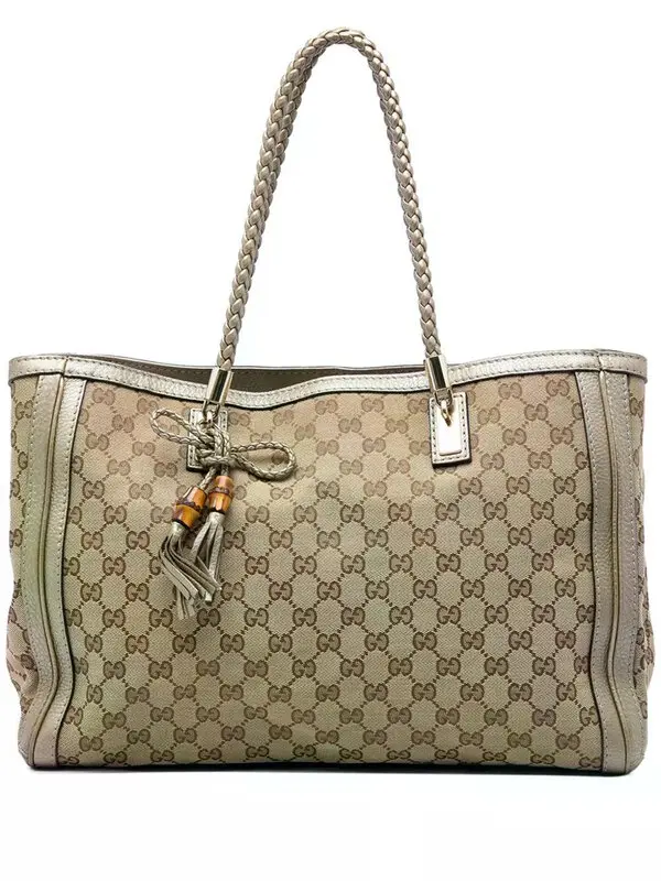 Gucci 2016-2026 Gg Canvas Bella Tote Bag - Neutrals