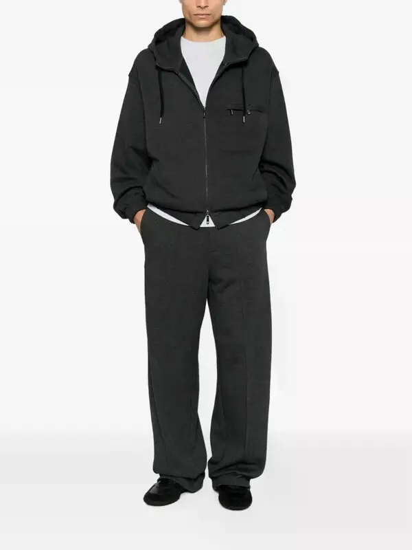 Emporio Armani Pressed-crease Track Pants