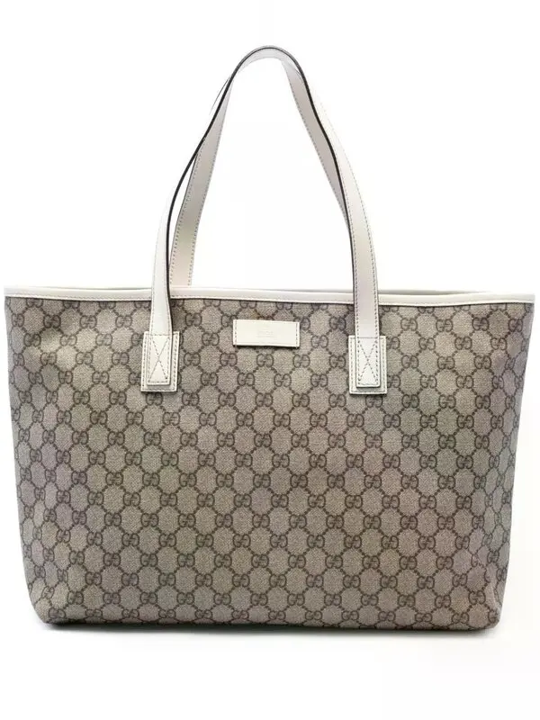 Gucci 2000-2015 Medium Gg Supreme Tote Bag - Neutrals