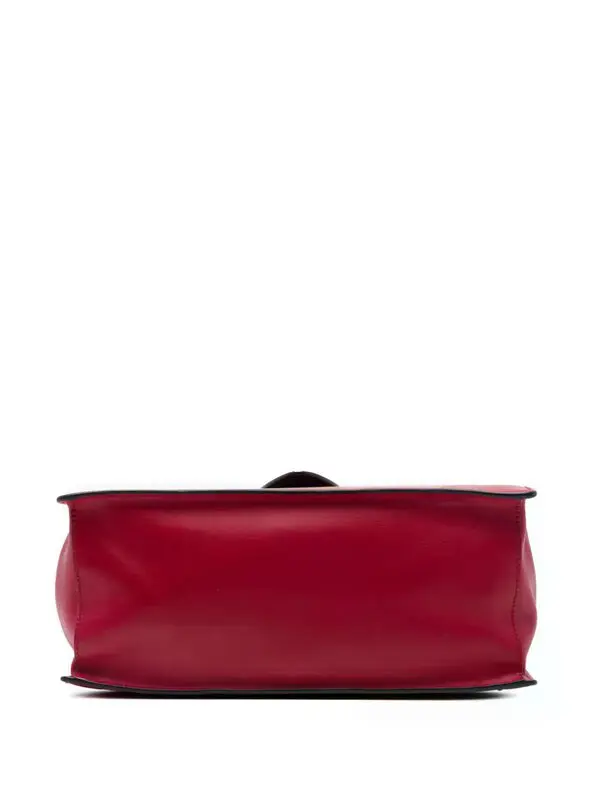 Prada Saffiano Trimmed City Calf Cahier Satchel