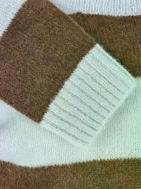 Closed Striped Alpaca-blend Sweater
