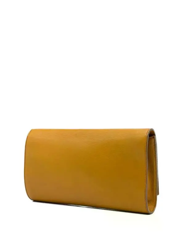 Saint Laurent 2018 Large Textured Calfskin Monogram Belle De Jour Clutch Bag