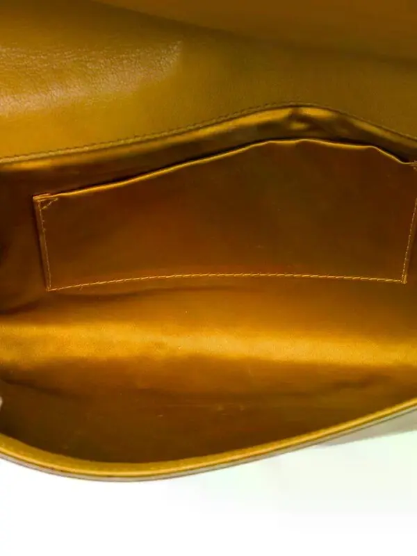 Saint Laurent 2018 Large Textured Calfskin Monogram Belle De Jour Clutch Bag