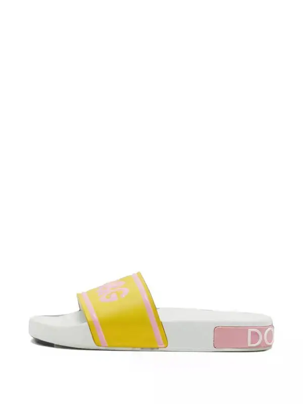 Dolce & Gabbana I Love Slides - Yellow