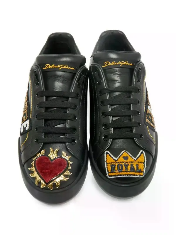 Dolce & Gabbana Portofino Prince Lace-up Sneakers