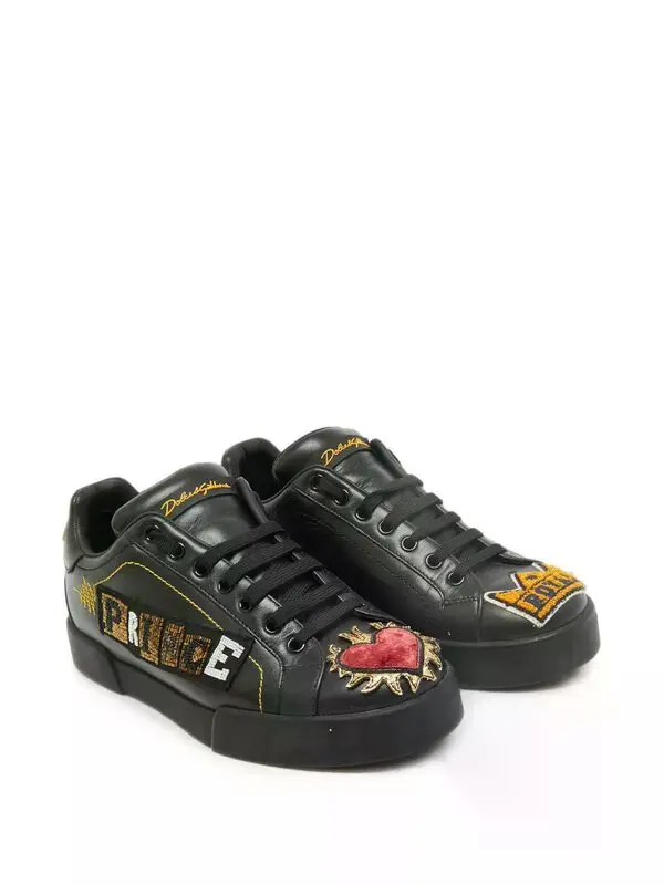 Dolce & Gabbana Portofino Prince Lace-up Sneakers