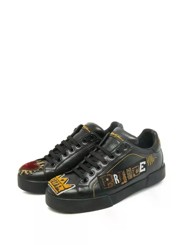 Dolce & Gabbana Portofino Prince Lace-up Sneakers