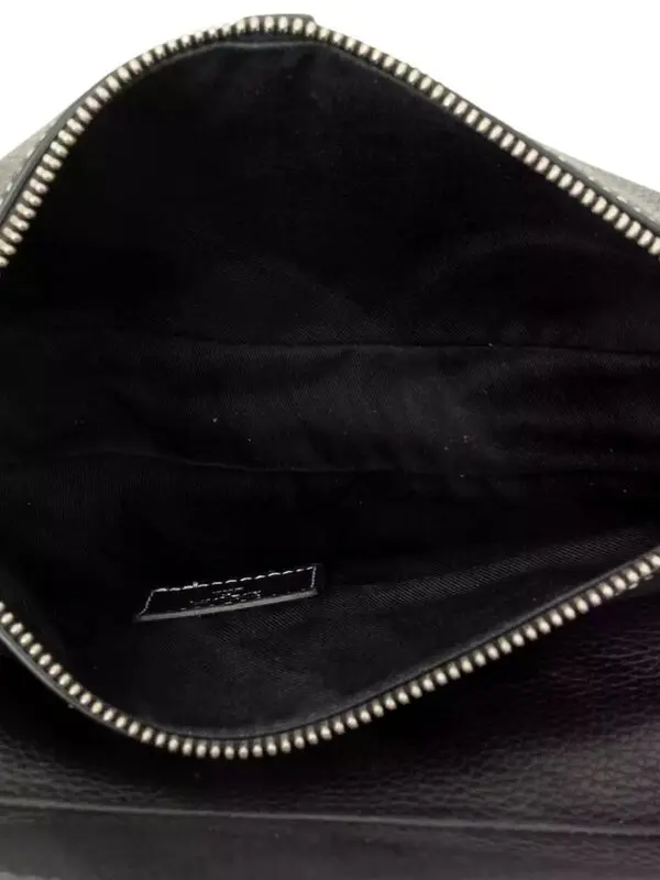 Dior Grained Calfskin Saddle Crossbody Bag - Black