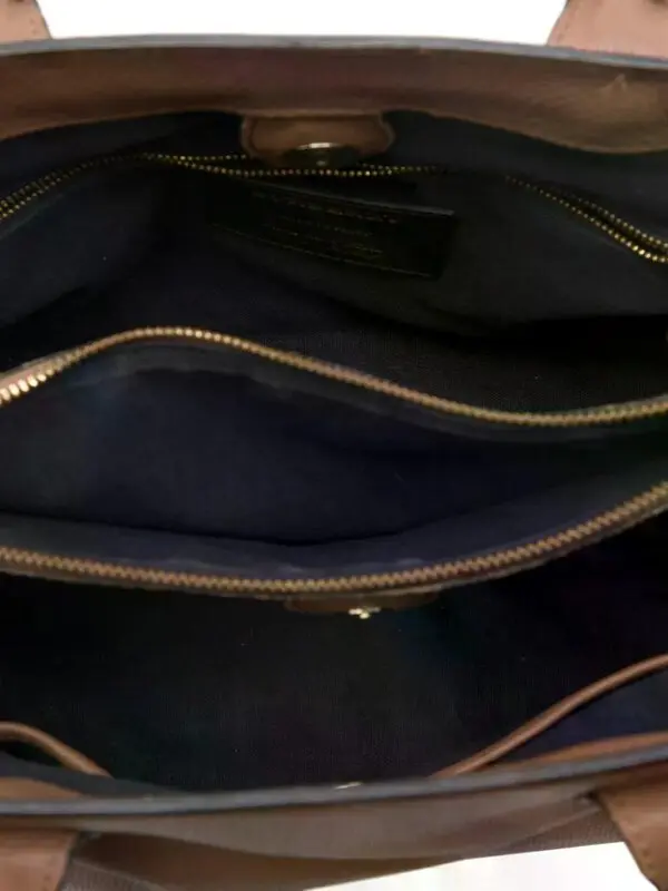 Burberry Medium Calfskin And House Check Banner Satchel