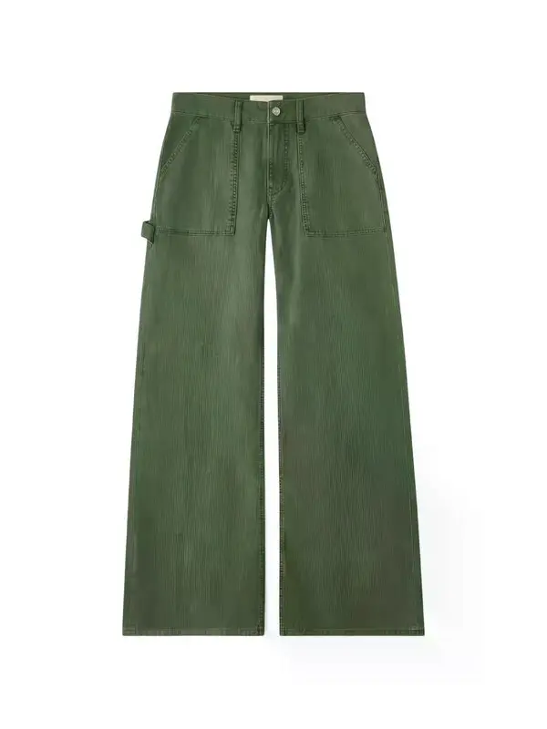 JEANERICA Guell Flared Trousers - Green