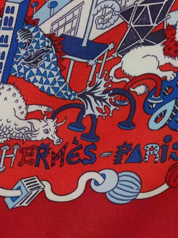Hermès La Folle Parade 90 Scarf