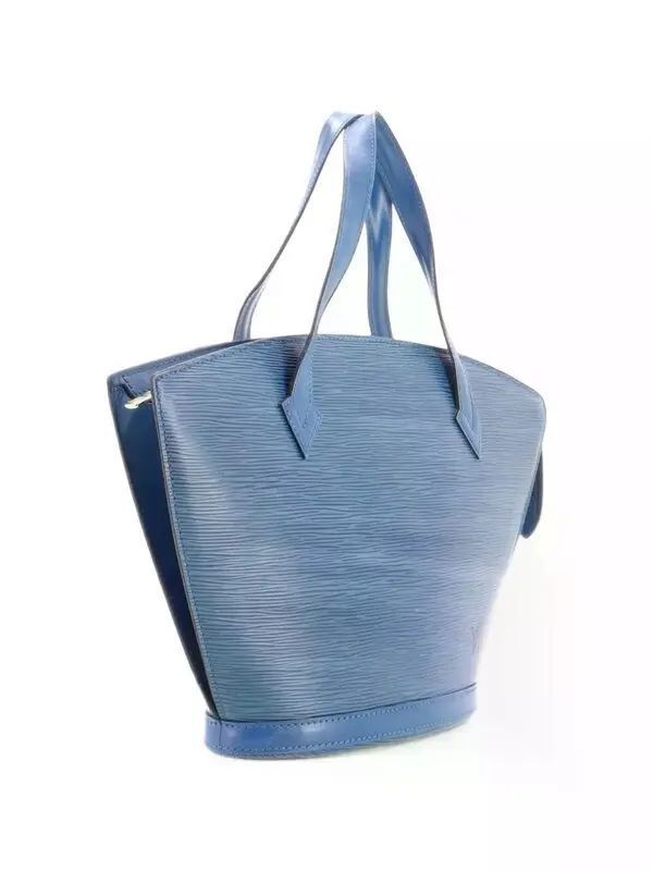 LOUIS VUITTON Saint Jacques Handbag Epi Leather Shoulder Bag - Blue