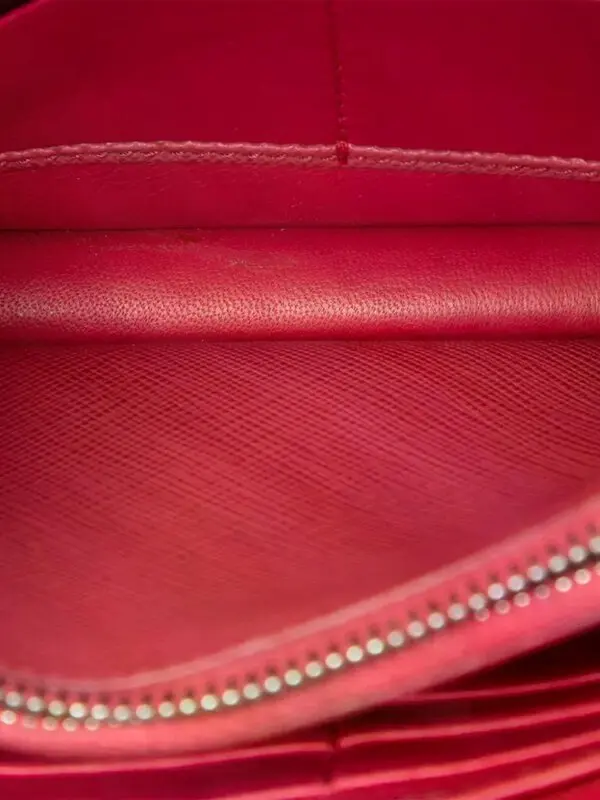 Prada Saffiano Leather Turn Lock Wallet On Strap Crossbody Bag