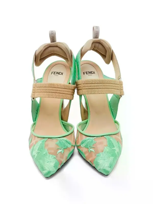 Fendi Colibri Slingback Pumps