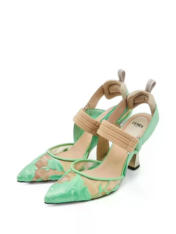 Fendi Colibri Slingback Pumps