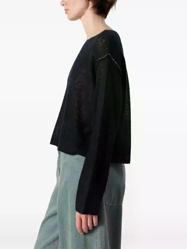 American Vintage Boat Neck Fine Knit Sweater