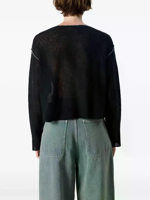 American Vintage Boat Neck Fine Knit Sweater