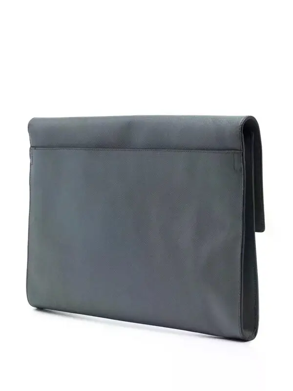 Prada 2013-2026 Saffiano Document Holder Clutch Bag