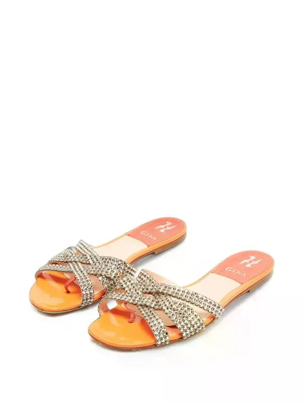 GINA Crystal-embellished Sandals