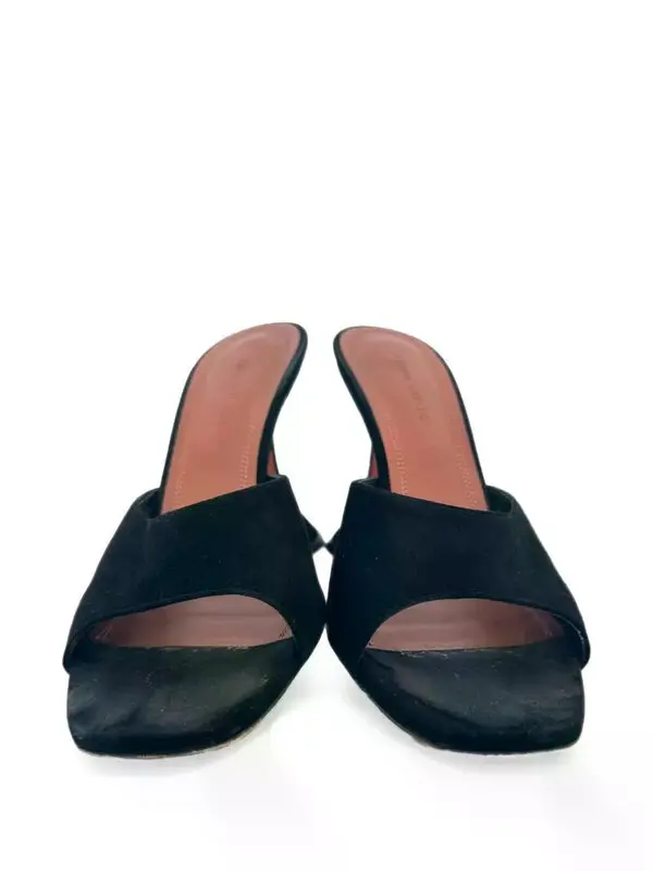 Amina Muaddi Lupita Suede Mules