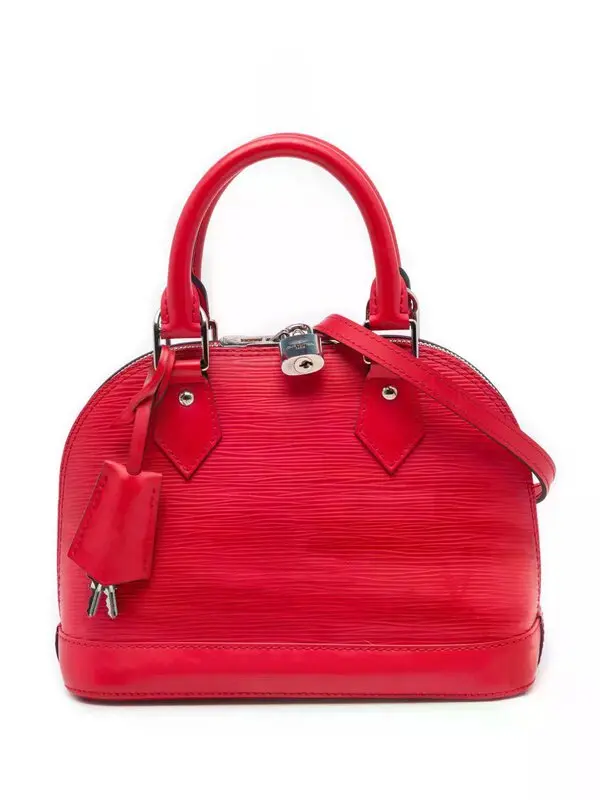 LOUIS VUITTON 2016 Epi Alma Bb Satchel - Red