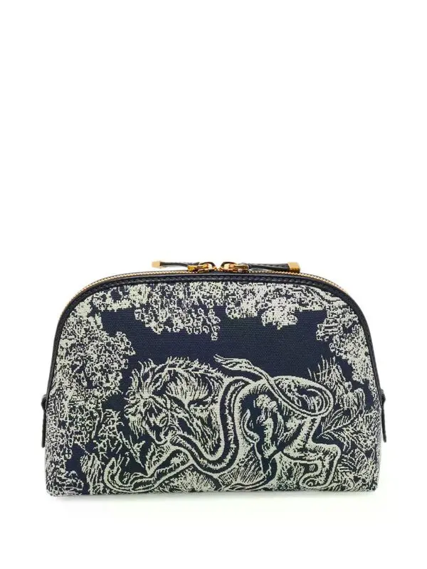 Dior 30 Montaigne Toile De Jouy Reverse Beauty Pouch