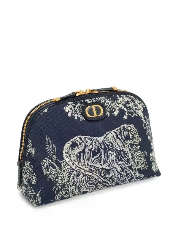 Dior 30 Montaigne Toile De Jouy Reverse Beauty Pouch