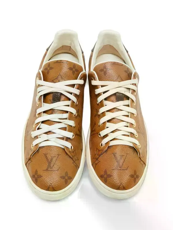 LOUIS VUITTON Monogram Canvas Front Row Sneakers