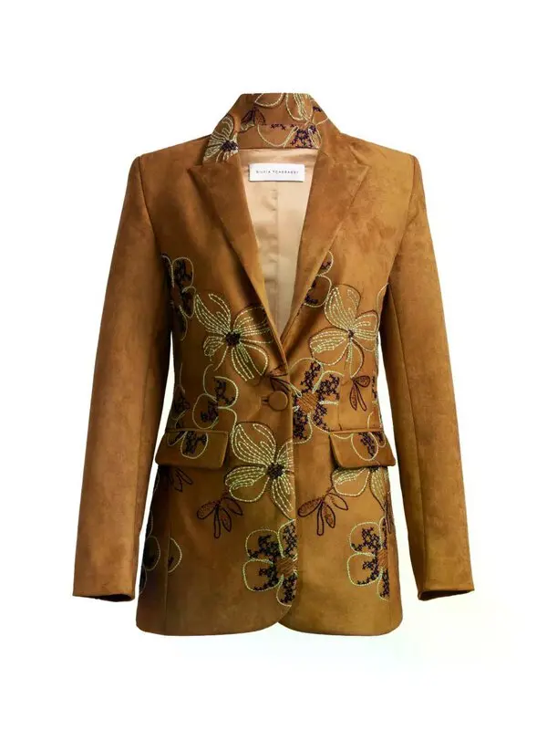 Silvia Tcherassi Rebeca Floral-embroidered Jacket