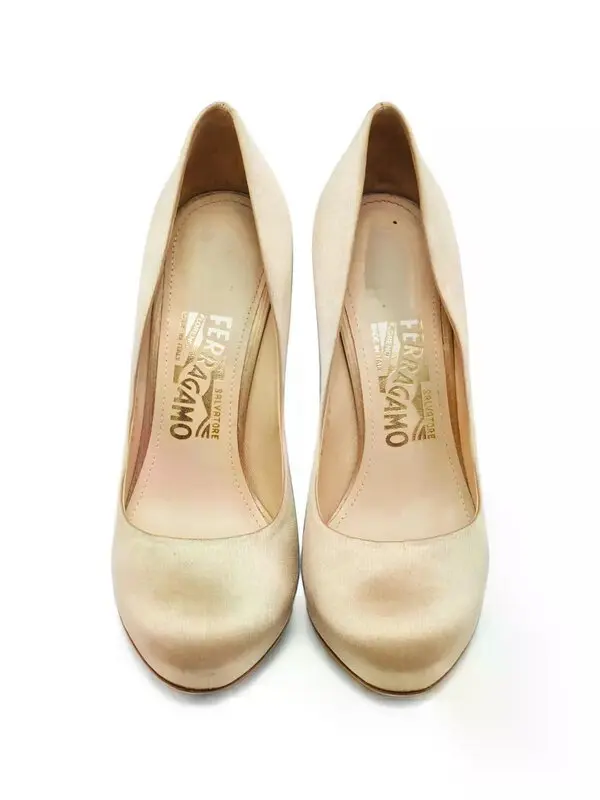 FERRAGAMO Crystal-embellished Platform Pumps
