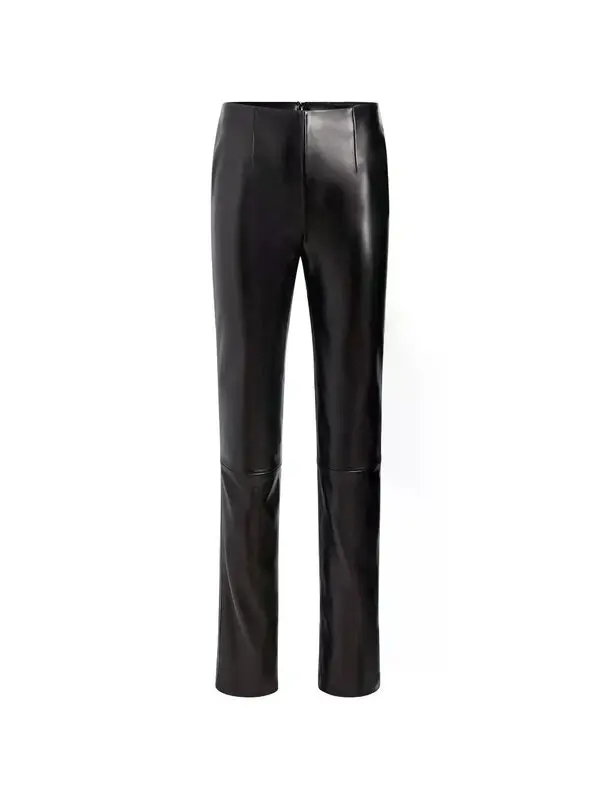 Khaite Ryden Leather Trousers - Black