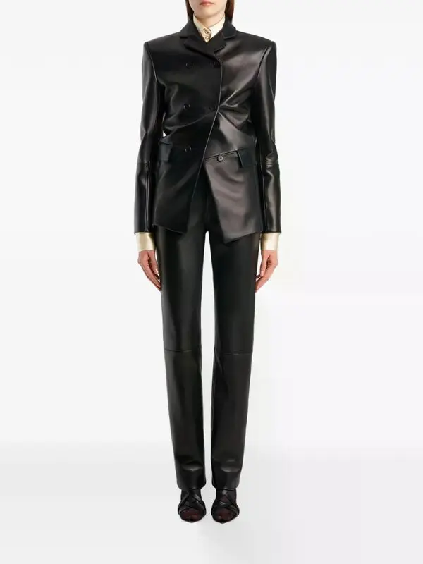 Khaite Ryden Leather Trousers