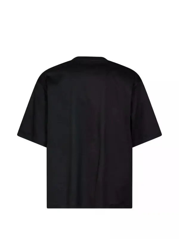 COSTUMEIN Logo-embroidered Cotton T-shirt - Black