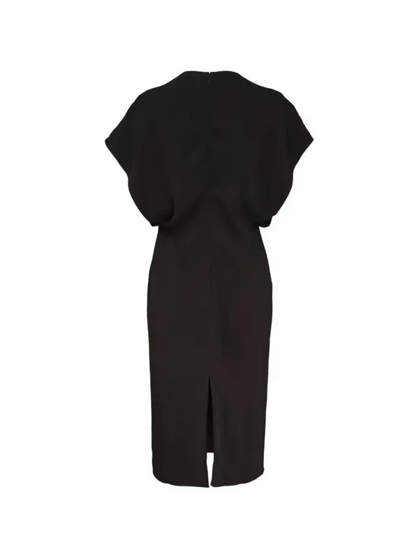 Stella McCartney V-neck Batwing-sleeve Midi Dress
