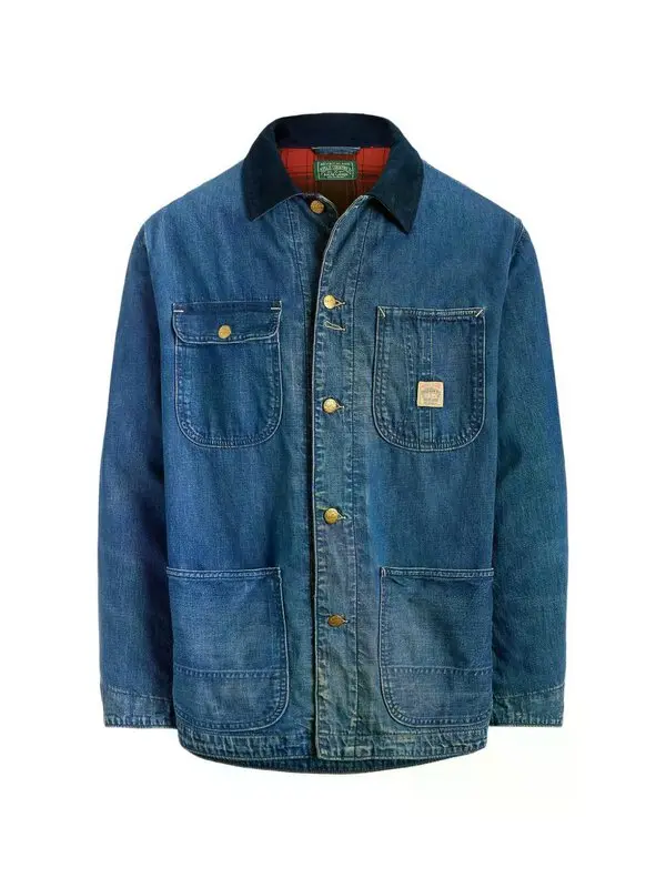 Polo Ralph Lauren Corduroy-collar Denim Jacket - Blue
