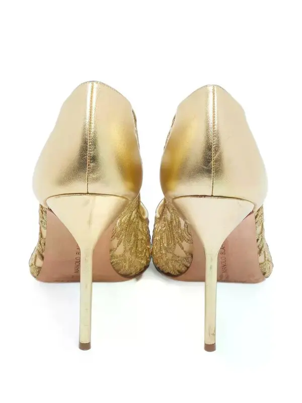 Manolo Blahnik Bbla Mesh Pumps