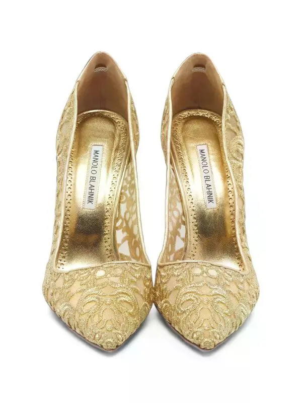 Manolo Blahnik Bbla Mesh Pumps