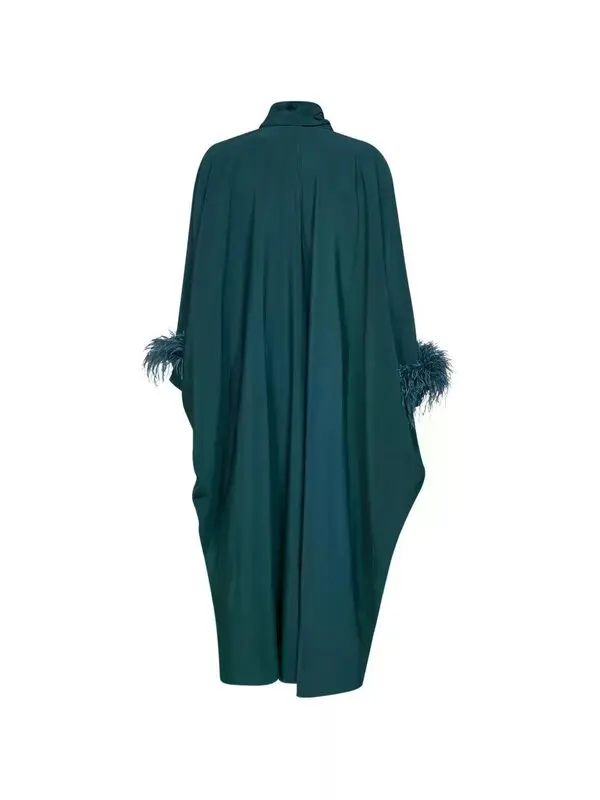 GIANLUCA CAPANNOLO Feather-trim Bow-tie Dress