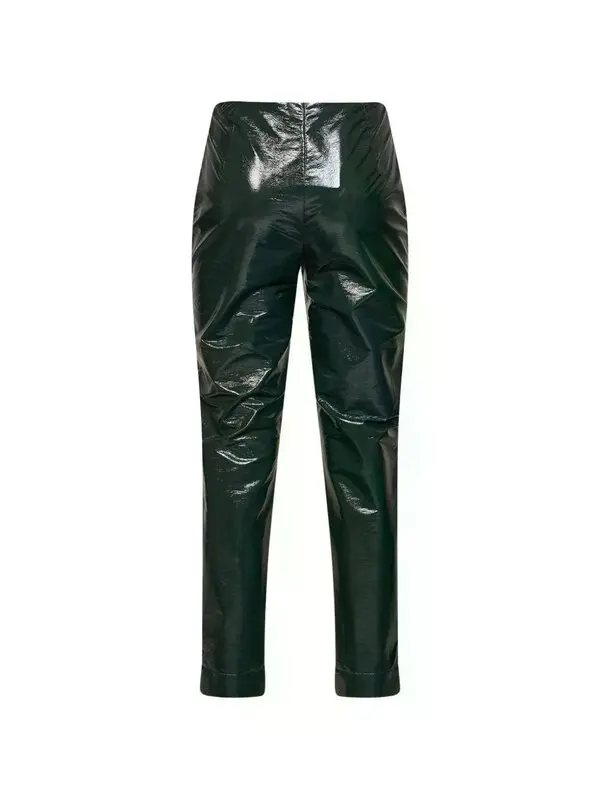 GIANLUCA CAPANNOLO Patent Effect Slim Fit Trousers