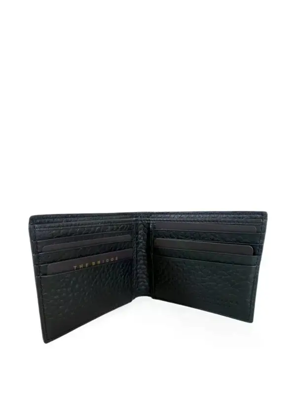 THE BRIDGE Grained Leather Wallet