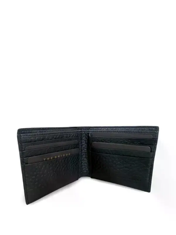THE BRIDGE Grained Leather Wallet