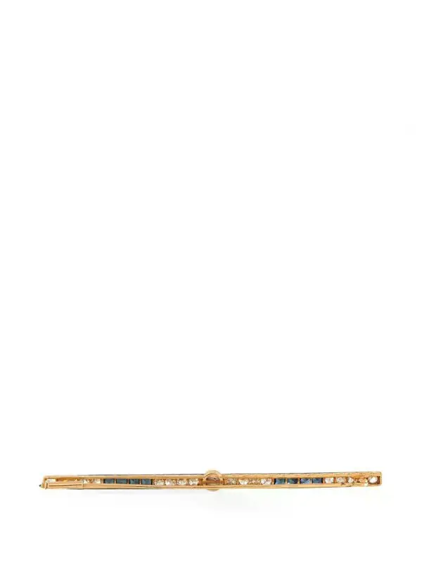 LB EXCLUSIVE Diamond And Sapphire Brooch