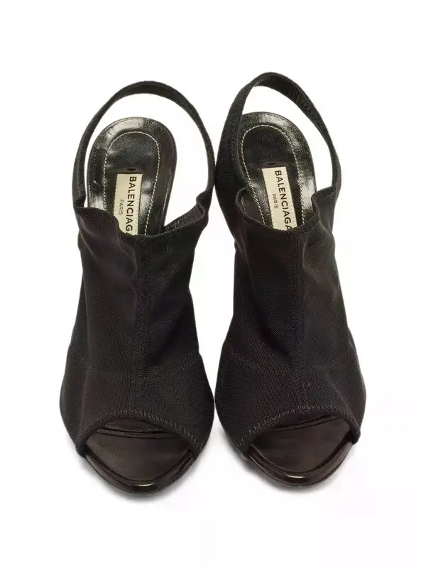 Balenciaga Glove Knit Slingback Sandals
